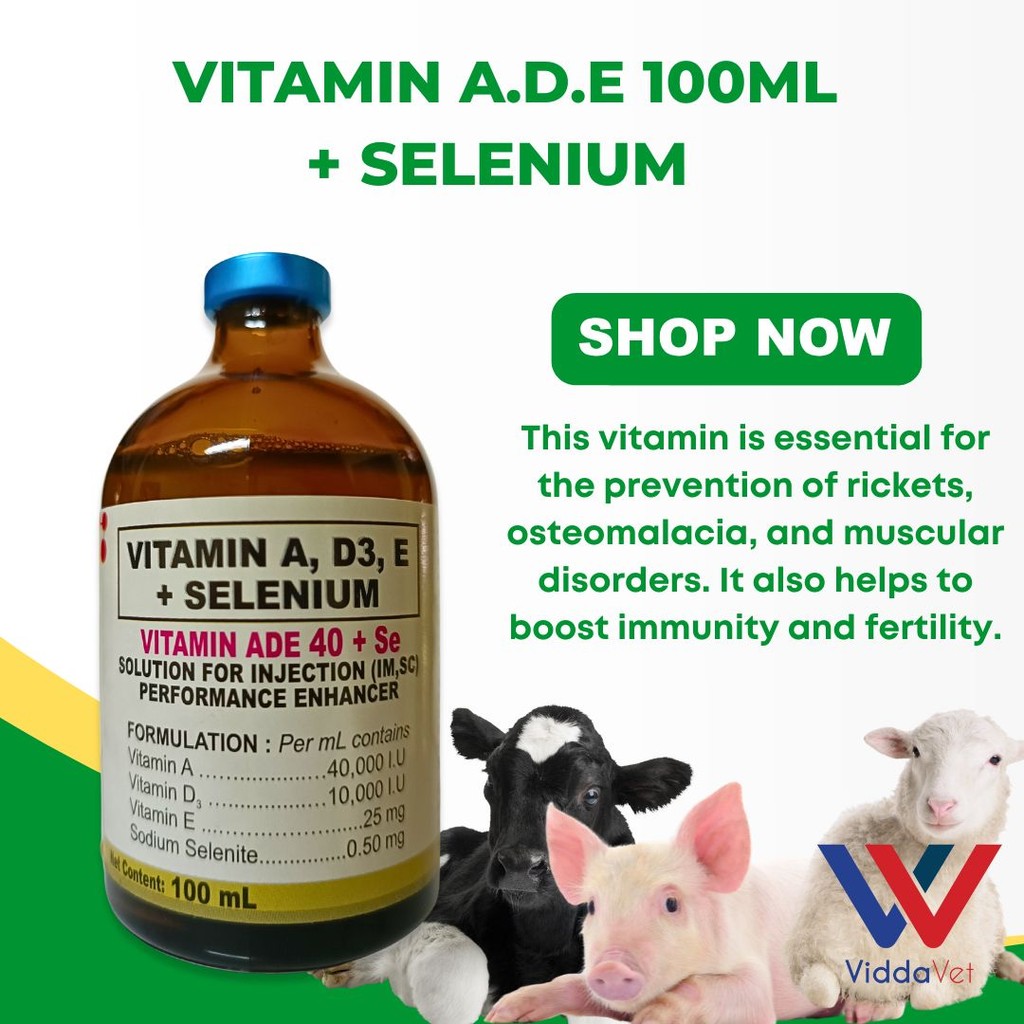 100ml Nutrivet ADE+SELENIUM for Pets Vitamin Supplement for Better ...