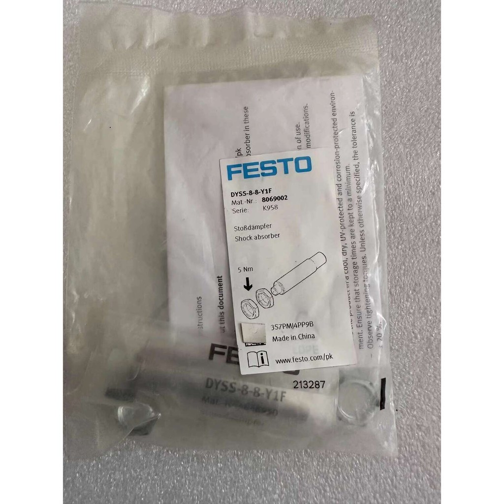 Brand new FESTO hydraulic buffer, DYSS-8-8-Y1F, 2 | Shopee Philippines