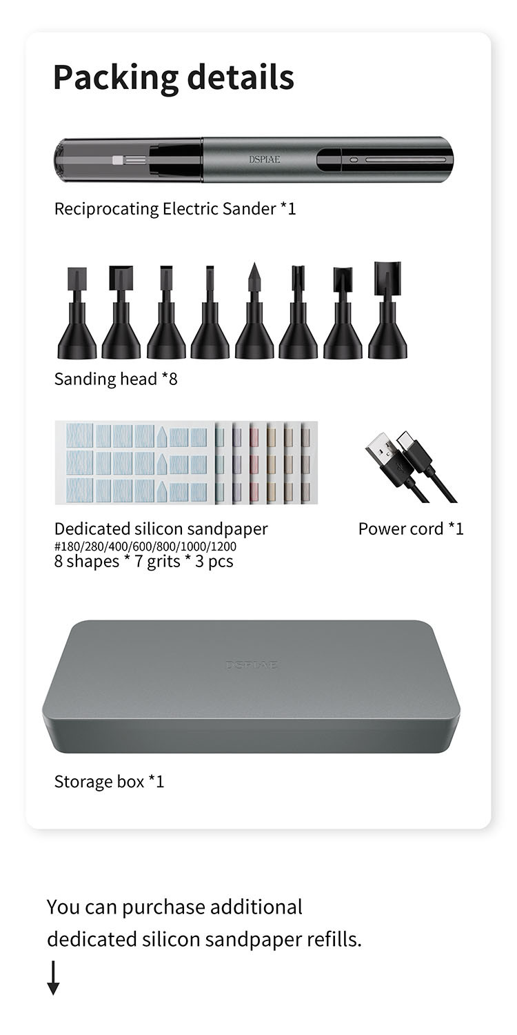 DSPIAE ES-A PRO Upgraded "Illusive Shadow" PRO Reciprocating Electric ...