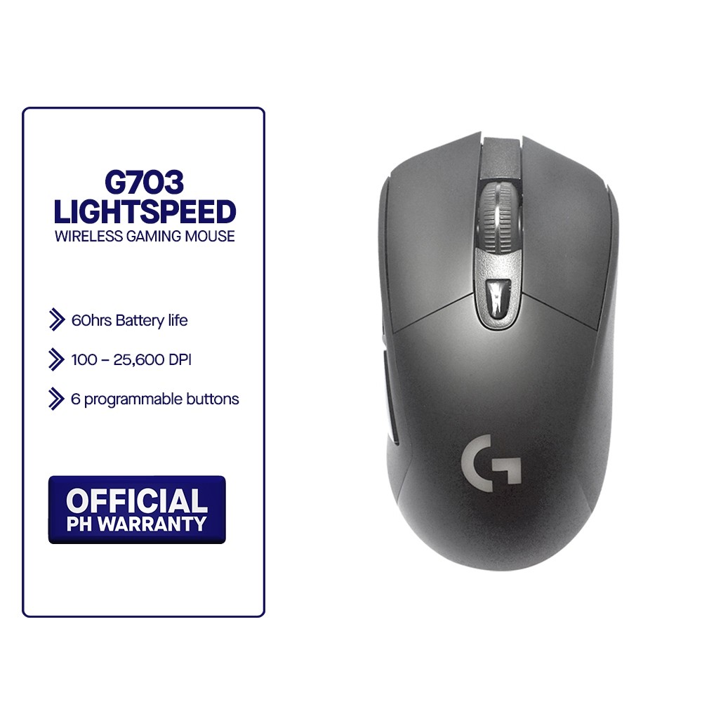 Logitech G703 LIGHTSPEED Wireless Gaming Mouse | Shopee Philippines