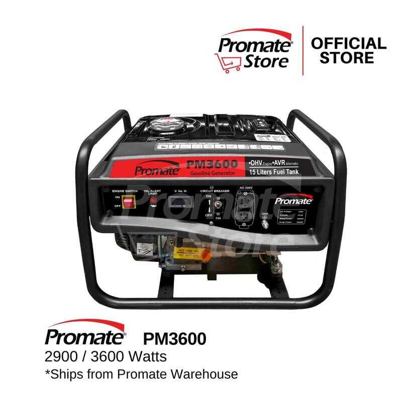 944 Promate Pm3600 Gasoline Generator 3Kva | Shopee Philippines