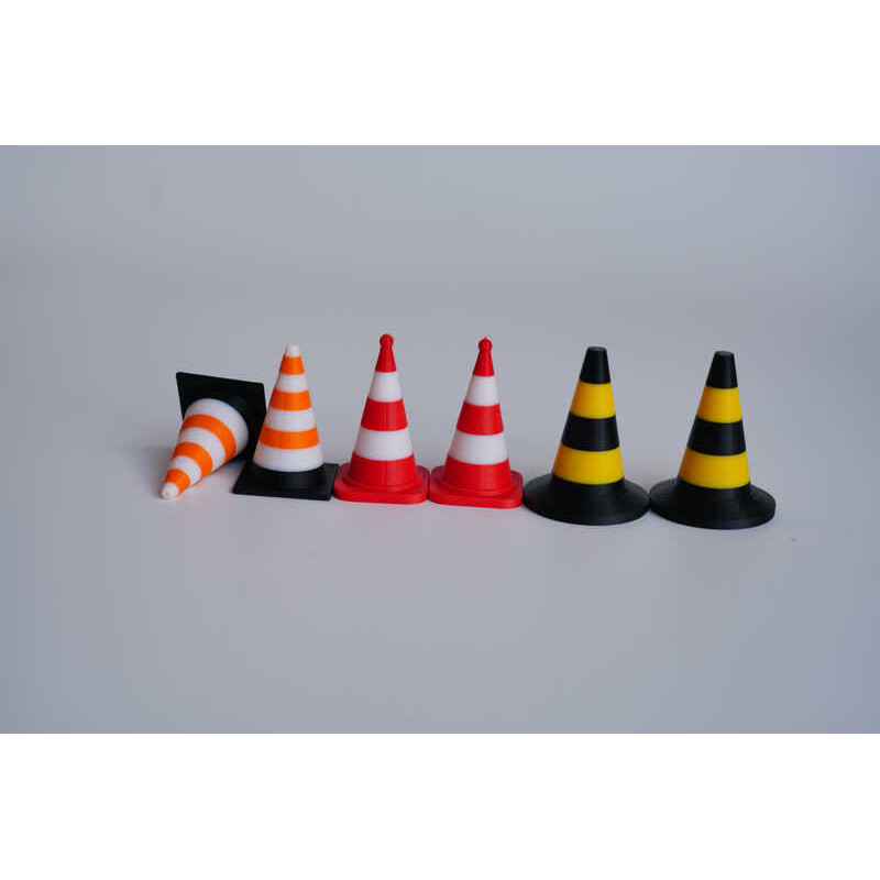 RC Mood Pieces Road Cone Water Horse Obstacle Cone Parking Cone ...