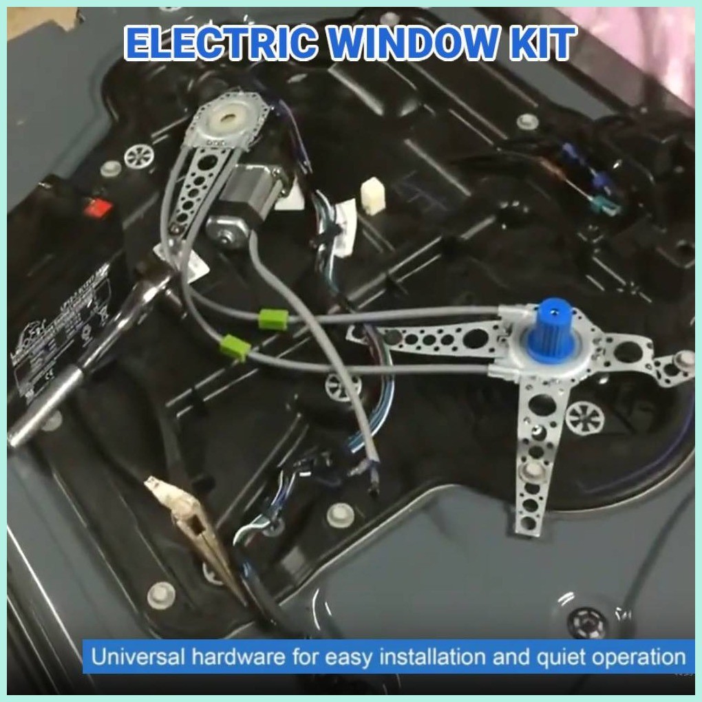 Universal Car Power Window Conversion Kit Lift Roll Up DC12v 2 Doors ...