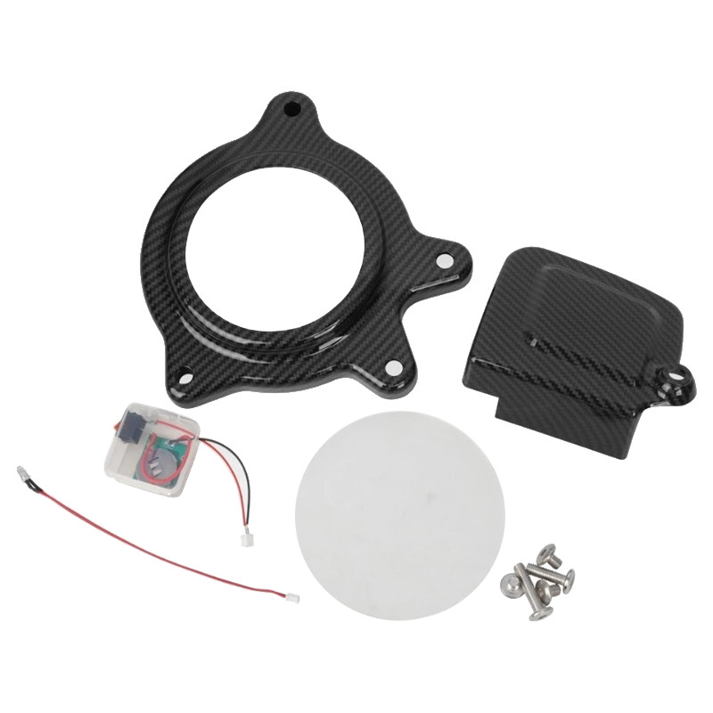 HBK Nmax V2 Transparent Acrylic CVT Cover for Aerox V2 with Light Box ...