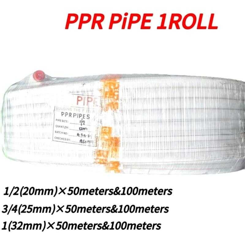 PPR -Pipe Pn20 Per Roll 1/2 (20Mm) 3/4(25Mm) 1 (32Mm) D2d | Shopee ...