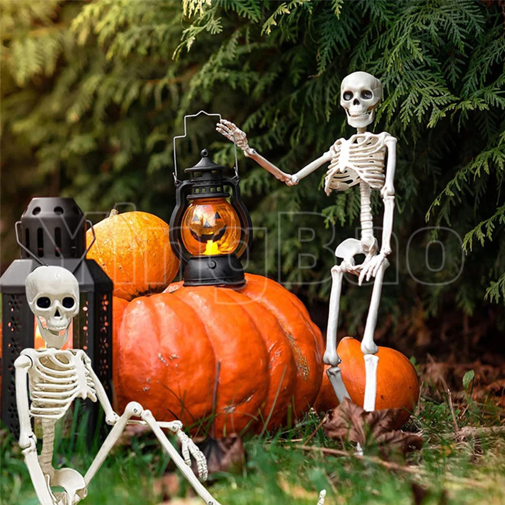 1pc Halloween Spooky Movable Joints Human Skeleton Decoration for ...