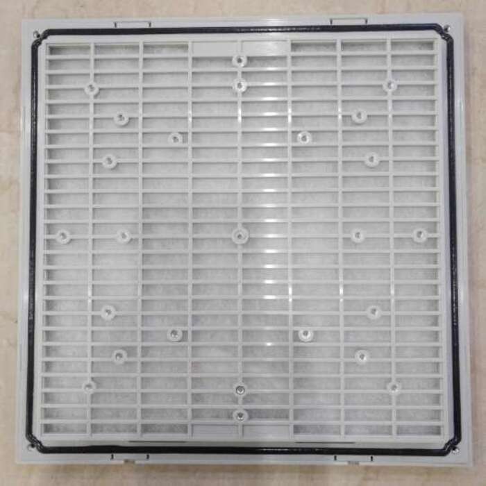 320*320mm Louvered Window Exhaust Fan Dust Filter 22060 Fan Suitable ...