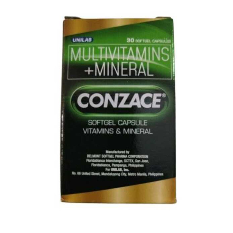 CONZACE (Ulch) Bottle Of 30 Softgels 02F 13 | Shopee Philippines