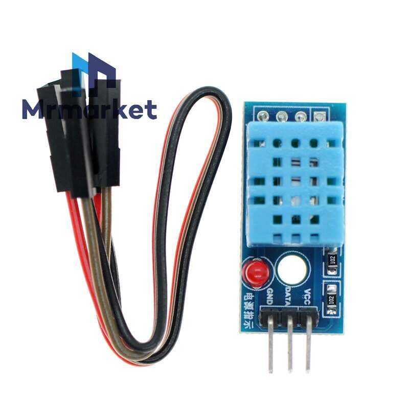Domestic Temperature and Humidity Module DHT11 Sensor with Dupont Wire ...