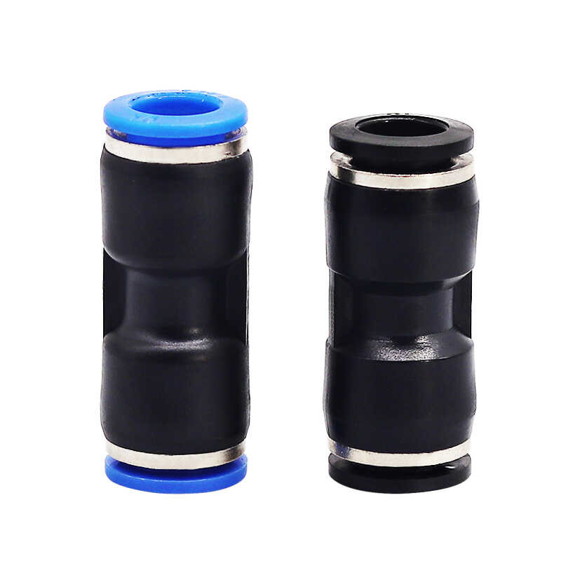 Pneumatic Components PU Air Hose Straight Plug Quick Connect Two-way ...