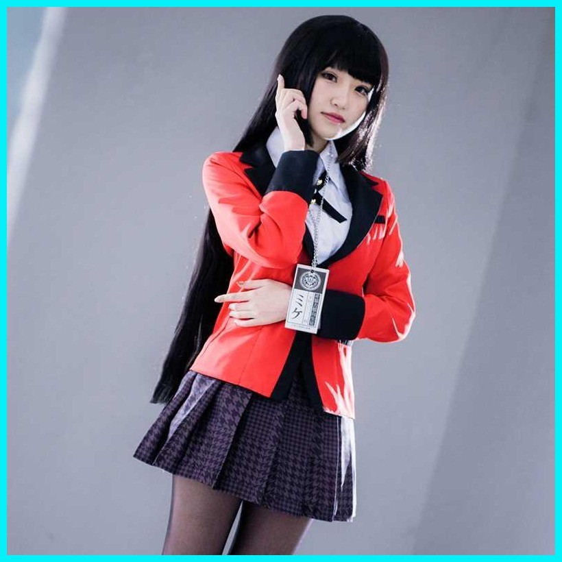 Kakegurui Yumeko Jabami Saotome Meari Japanese School Girls Uniform ...