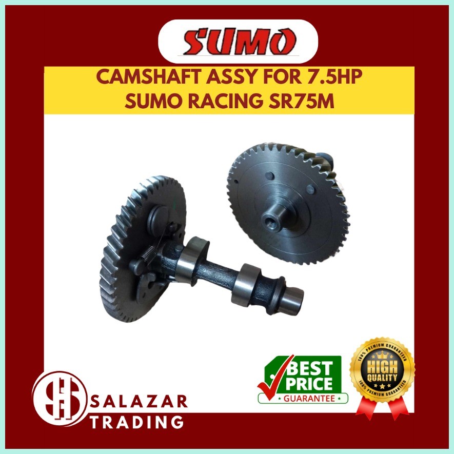SUMO CAMSHAFT ASSY FOR SUMO RACING 7.5HP SR75M GASOLINE ENGINE | Shopee ...