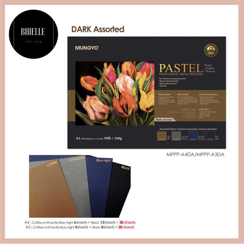 Mungyo Pastel Paper Pad A3 And A4 Size A92 | Shopee Philippines
