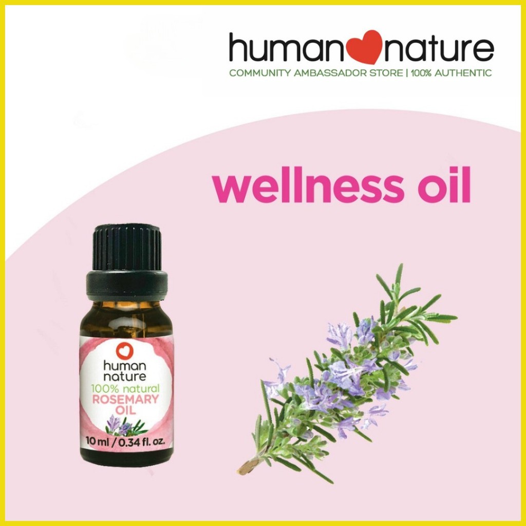 Human ️Nature Rosemary Essential Oil 10ml | Shopee Philippines