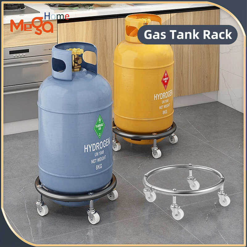 Gasul Rack Wheels Holder Landege Gas Cylinder Base Propane Tank Stand ...