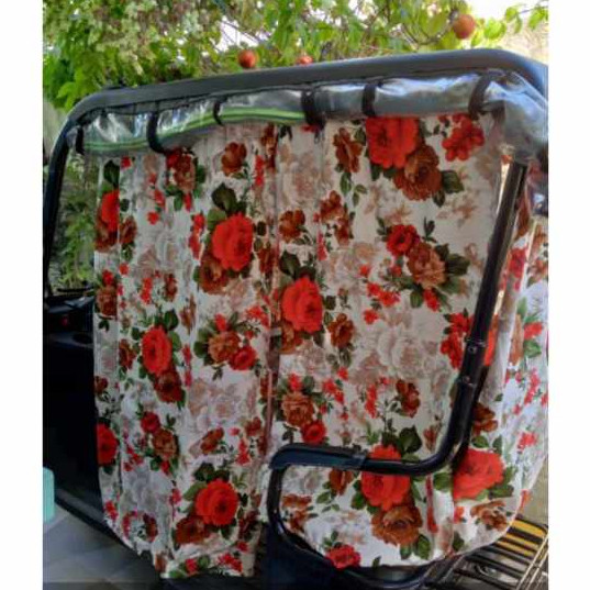 CURTAIN ONLY FOR 3 WHEELS EBIKE ERVS 2 , AVIA ,ERVS 3 , KENWEI,KUDA NEW ...