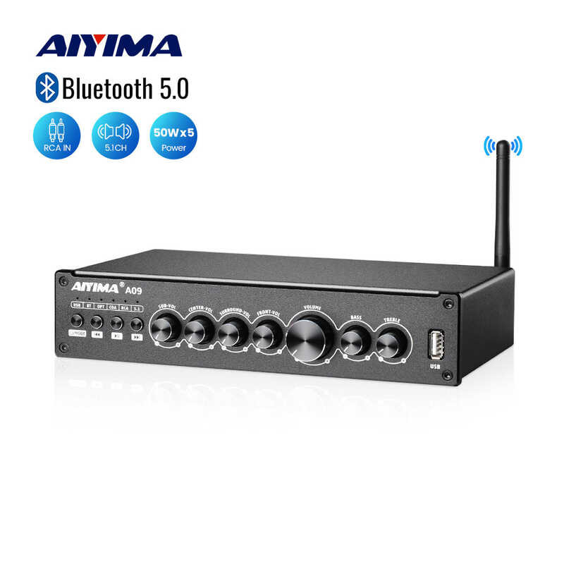 AIYIMA Upgrade A09 Tpa3116 Power Hifi Bluetooth 5.0 Subwoofer Amplifier ...