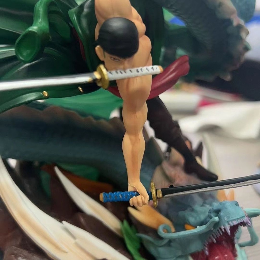 【shipment within 24 hours‌】 laruan anime one piece zoro figurine dragon ...