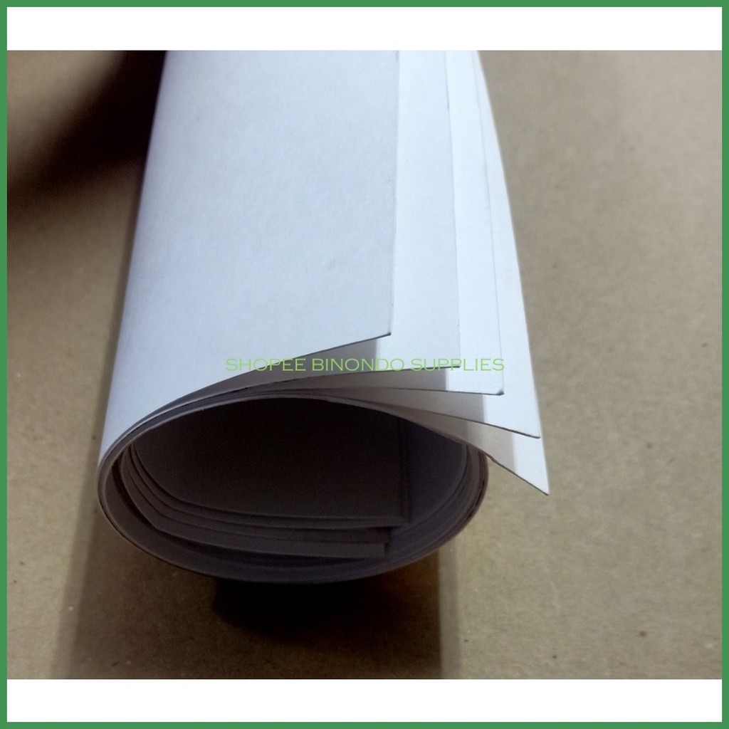 ๑ Vellum Board Bristol Board White Cartolina Size 334gsm 21"x28 ...