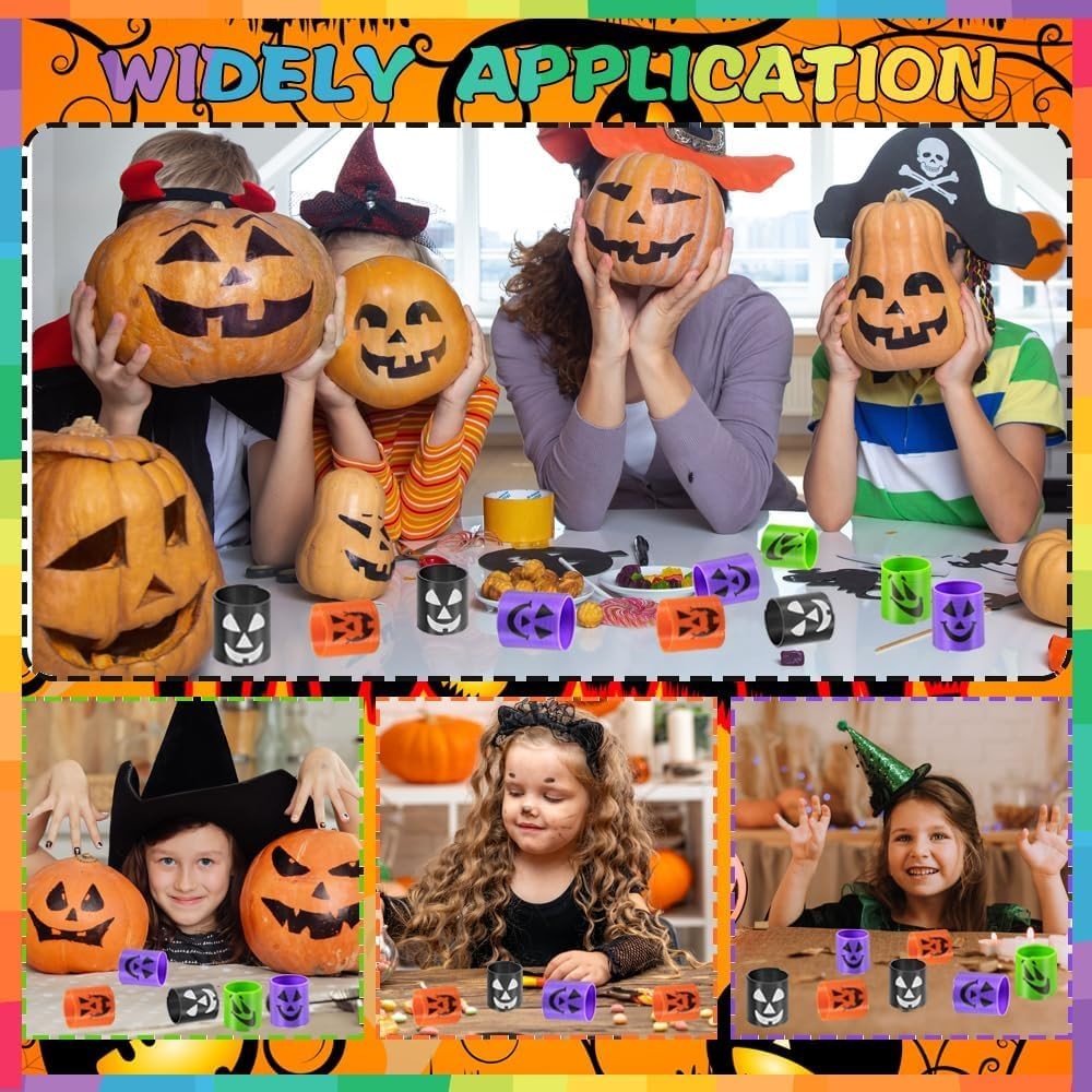 12pcs Halloween Theme Coil Springs Toys Kids Halloween Party Favors ...