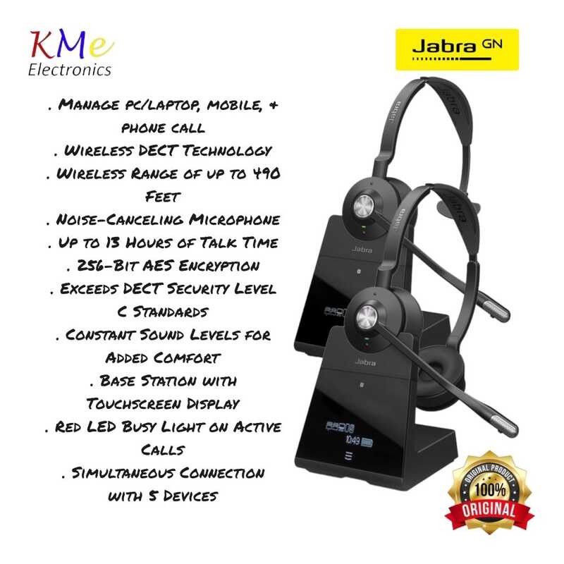 Original Engage 75 Stereo DECT On-Ear - Noise Cancelling Microphone ...