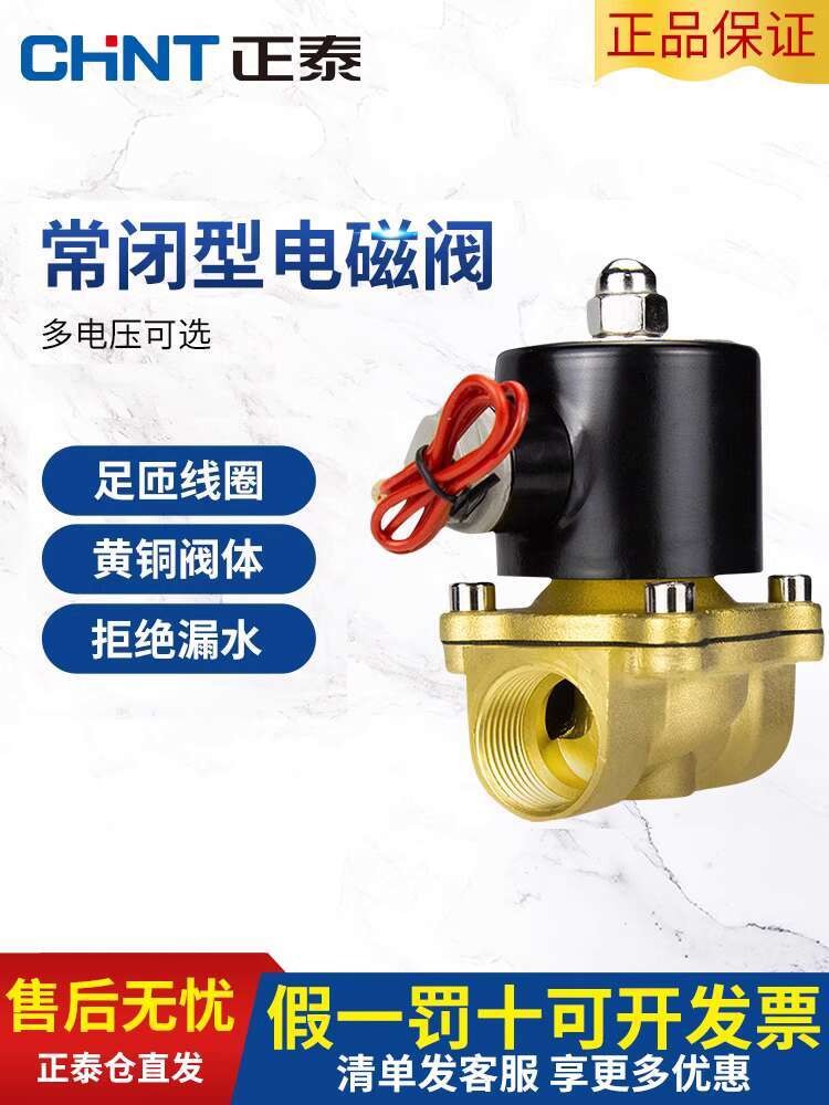 Chint Pneumatic Solenoid Valve Water Valve Solenoid Control Valve 220V ...
