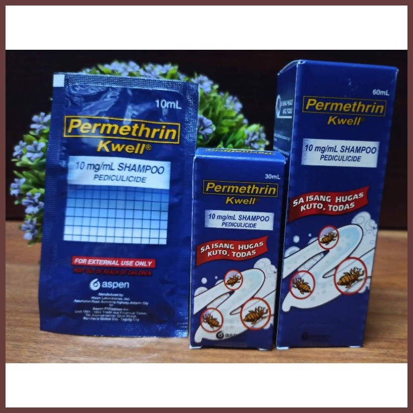 Kwell Shampoo 10mg/ml Sachet 10ml and 30ml/60ml bottle | Shopee Philippines