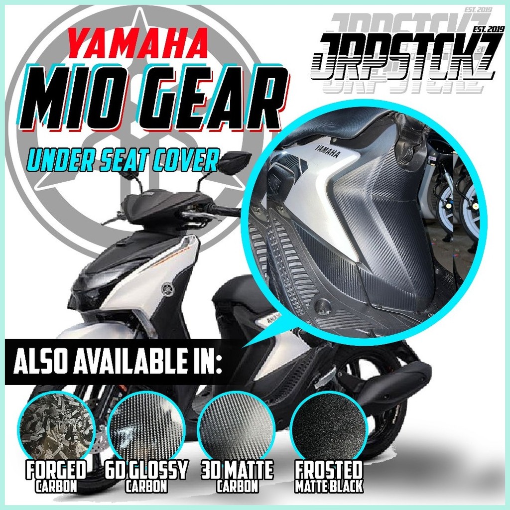Mio GEAR v1 UNDERSEAT Carbon | Ready to Install | Shopee Philippines