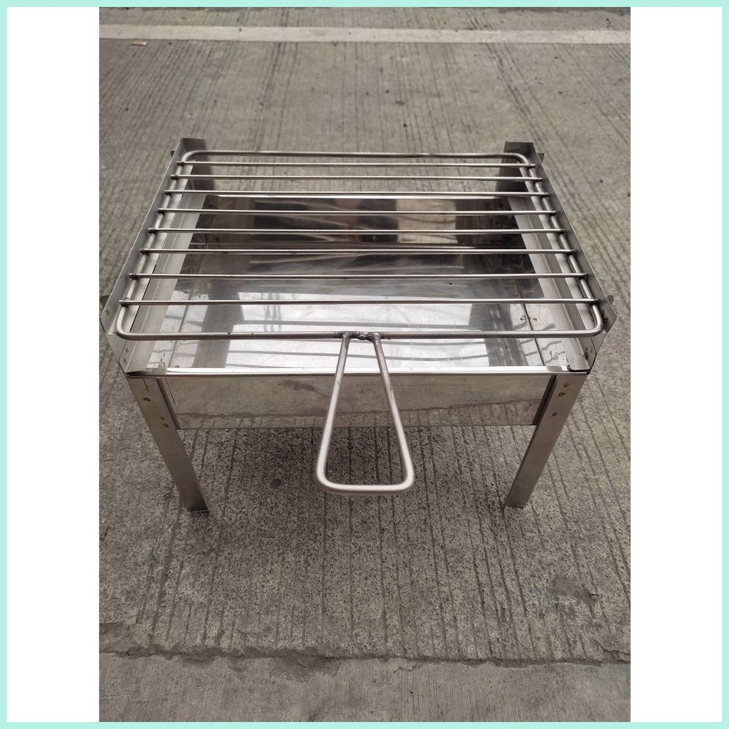 PURE STAINLESS MINI PARILLA WITH STAND/OUTDOOR GRILLER | Shopee Philippines