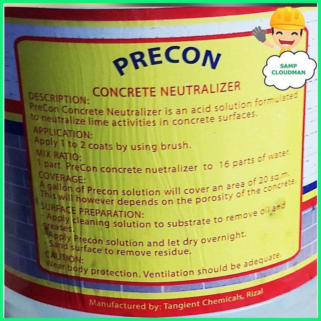 Concrete Neutralizer Pang Lason sa Cemento Cement Masonry Neutralizer ...