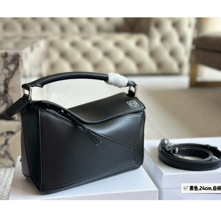 L * * * E Geometry Bag Puzzle Handbag Women's Shoulder Bag 24cm 287355 ...