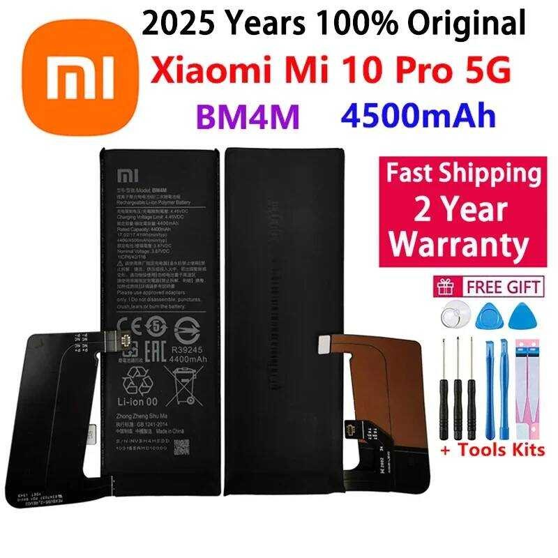 New D Xiao Mi Original Battery For Xiaomi Mi 10 / Mi 10 Pro 5G Mi10 Pro ...
