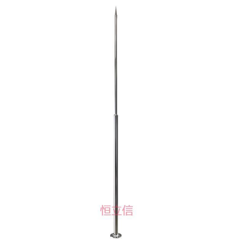 ☑♥ Henglixin 4m Lightning Rod Optimized Type Lightning Arrester for ...