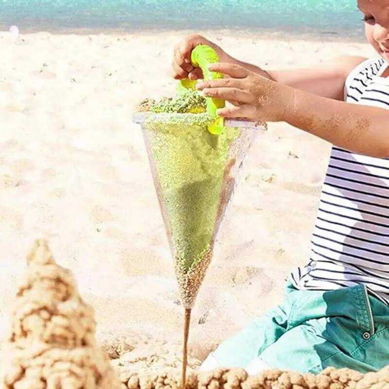 Y Sing Funnel Castle Building Toy Creative F Strainer Digging Sand Kit ...