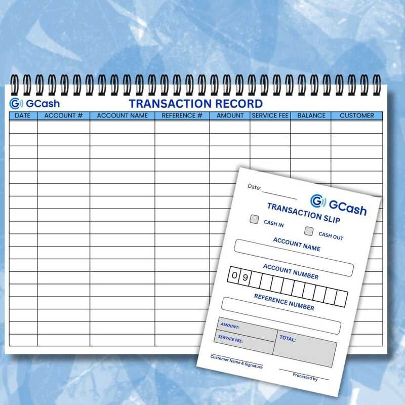 Slip Gcash Transaction Record Gcash, Maya | A5 Notebook | Shopee ...