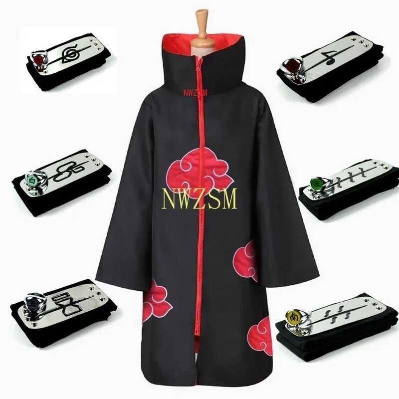 Anime 3 69 Naruto Costume Akatsuki Cloak Cosplay Sasuke Uchiha Cape ...