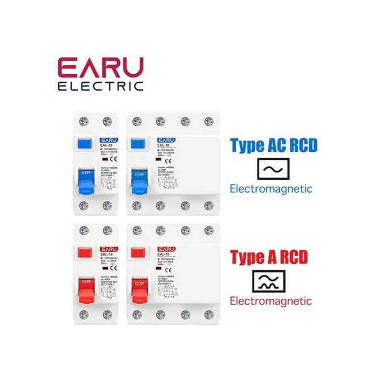 2P 4P A-type AC-type AAC RCCB RCD ELCB Residual Current Breaker Short ...