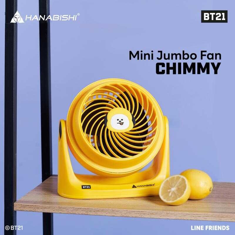 9E3 Hanabishi Bt21 Special Edition Mini Jumbo Fan Hmjf7-Bt21 CHIMMY ...