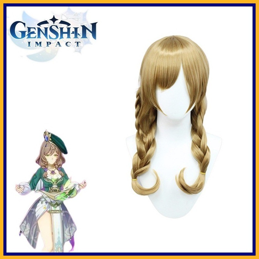 [Hot-Sale] Cosplay Wig For Genshin Impact Lisa Family GameskAuT ...