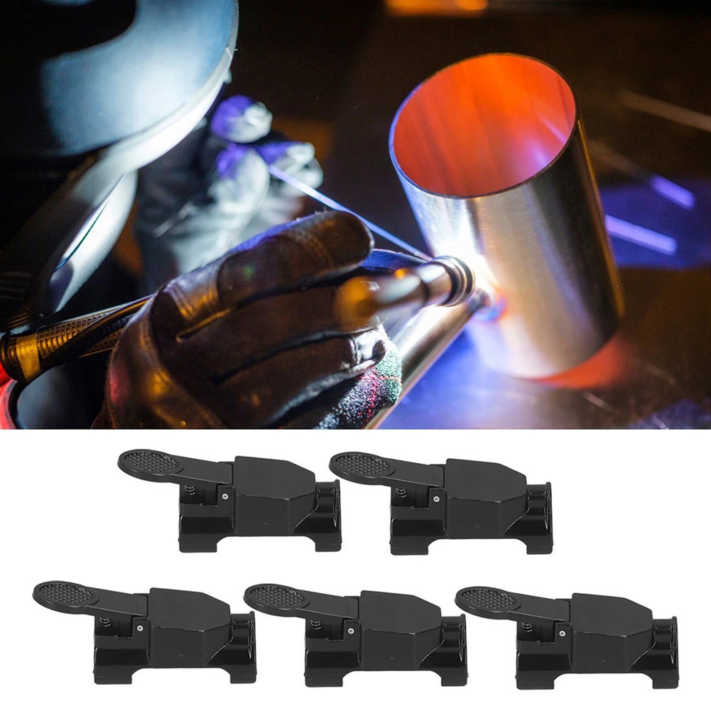5Pcs TIG Welding Torch Switch With Core Set Black AntiOxidation Argon ...