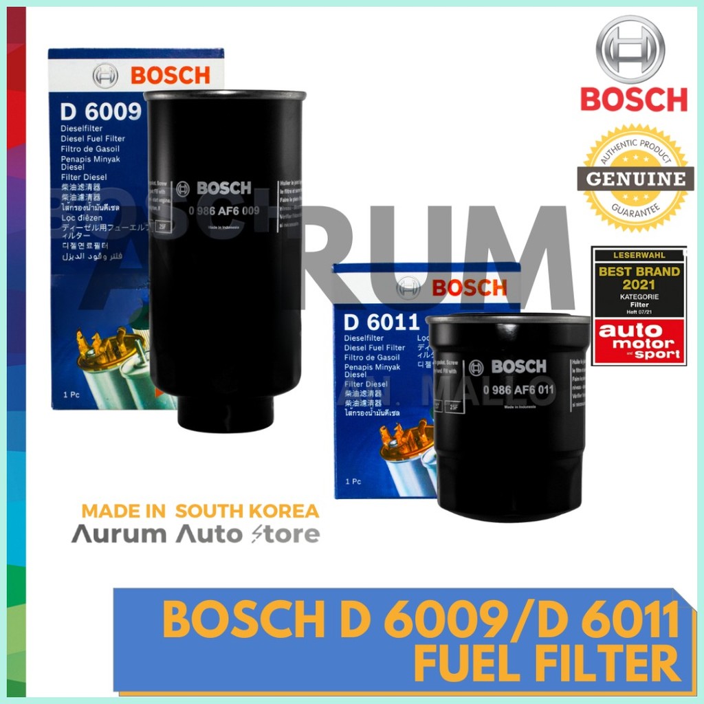 FUEL FILTER D6009 AND D6011 (PRIMARY / SECONDARY) FOR NISSAN URVAN ...
