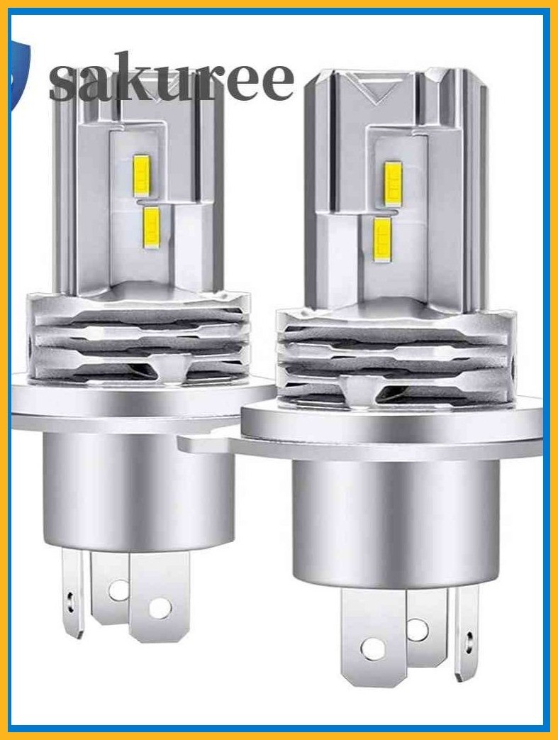 [Hot-Sale] 2pcs H4 LED Car Headlight Bulbs High Brightness Auto CSP ...