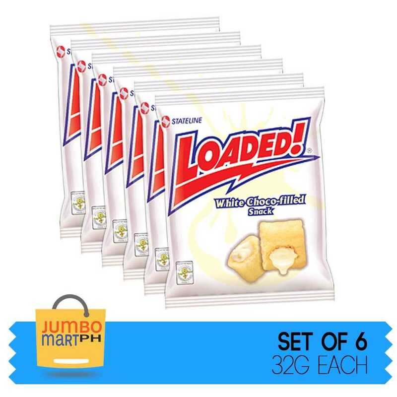 LOADED WHITE Choco-Filled SNACK 32G / SET OF 6 3 8593c | Shopee Philippines