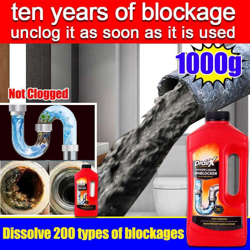 Strong Dredge Clogged Remover 1000Ml Liquid Solve The Problem Of ...