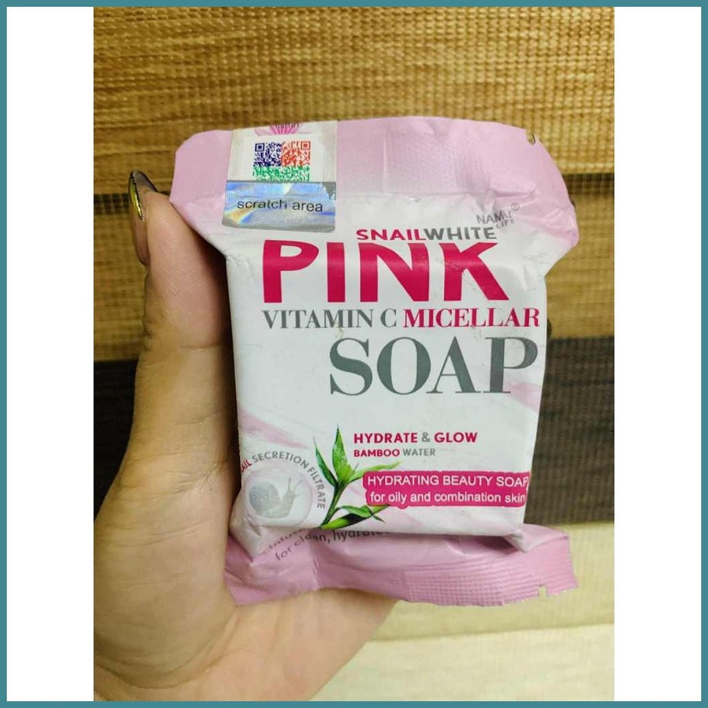 SNAILWHITE White/Pink Soap 60g | Shopee Philippines