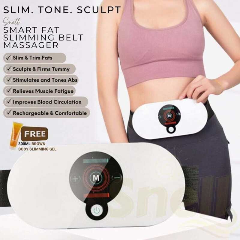 SNELL Smart Fat Removal EMS Abdominal Sculptor Effective Belly Trainer Hine Belt Waist Slimming ...