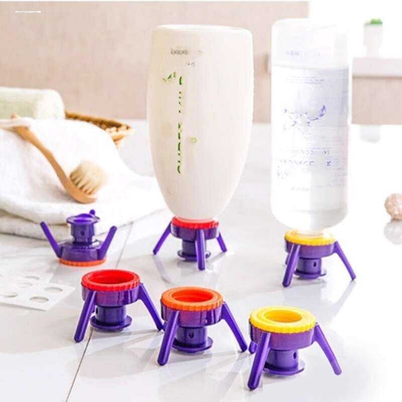 Shampoo Shower Gel Squeeze Inverted Triangle Bottle Cap Spout Tripod ...