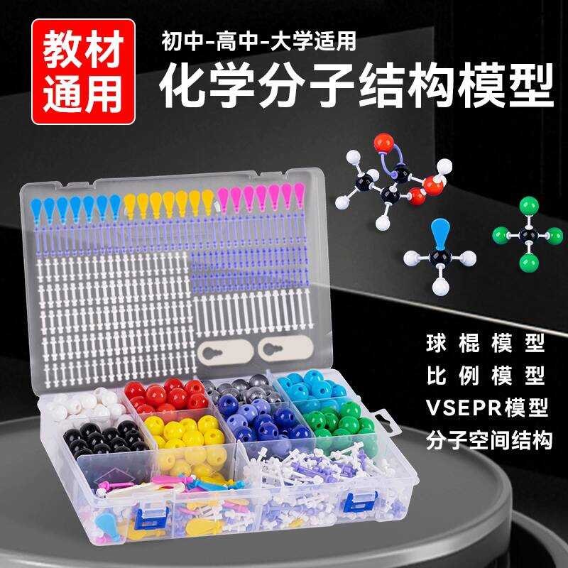Organic Ball and Stick Scale Model Atomic Sphere Electron Cloud Piece ...