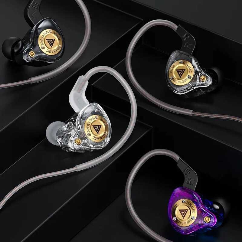 Be QKZ 2 ENZO In-Ear Dynamic Ear Hifi Sound Quality Subwoofer Wire ...