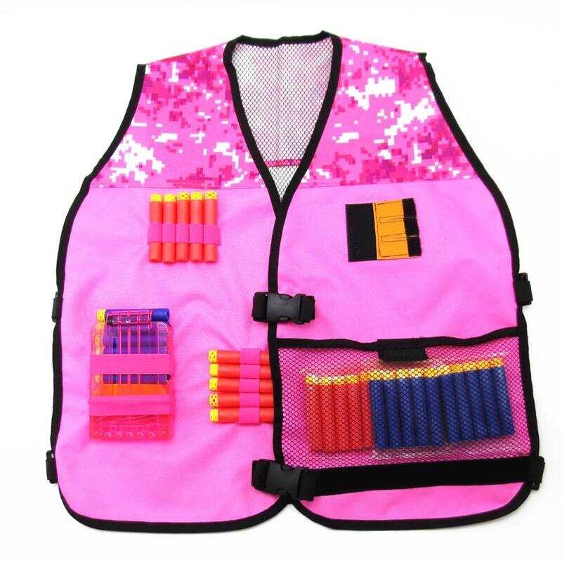 Kids ⭐Aa ⭐Aa FRENSIT Tactical Vest Kit For Nerf Guns N-Strike Elite ...